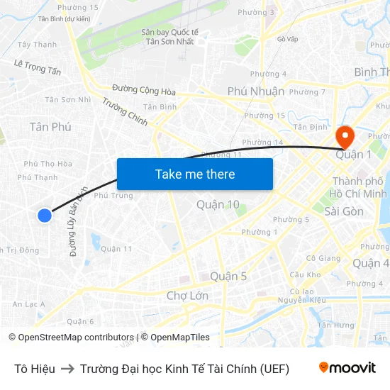 Tô Hiệu to Trường Đại học Kinh Tế Tài Chính (UEF) with public ...