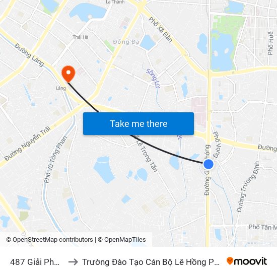487 Giải Phóng, Phương Liệt to Trường Đào Tạo Cán Bộ Lê Hồng Phong ...