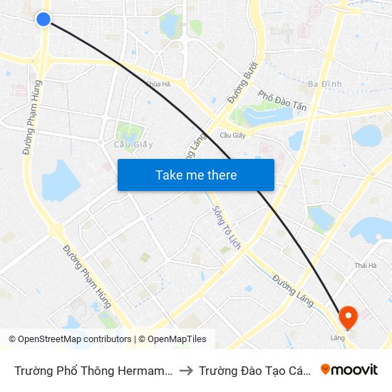 Trường Phổ Thông Hermam Gmeiner - Phạm Văn Đồng, Mai Dịch to Trường Đào ...