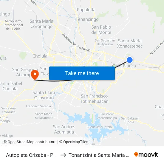 Autopista Orizaba - Puebla, 600 a Tonantzintla Santa María Tonantzintla ...
