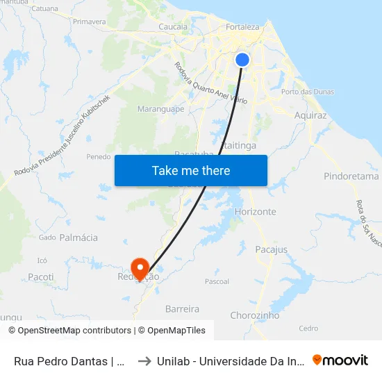 Rua Pedro Dantas | Morgana Paiva Residencial - Dias Macedo to Unilab ...
