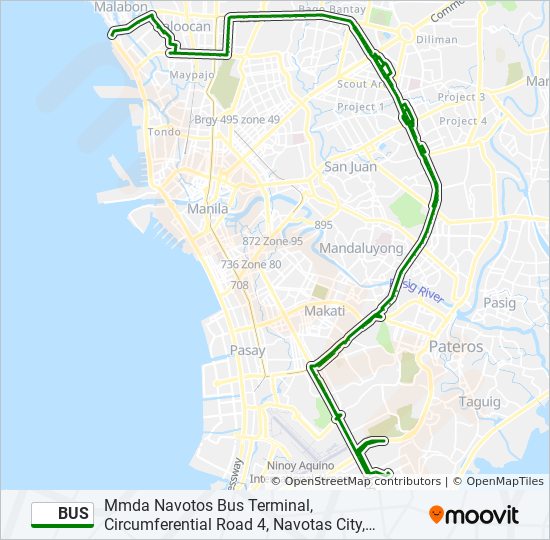 bus Route: Schedules, Stops & Maps - Mmda Navotos Bus Terminal ...