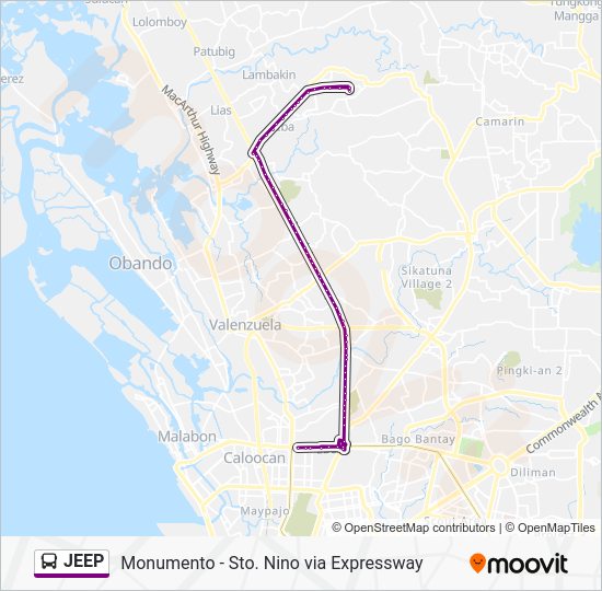 JEEP Route: Schedules, Stops & Maps - C-4, 340‎→El- Camino, City Of ...