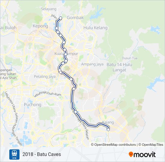 1 Route: Schedules, Stops & Maps - 2018 - Batu Caves (Updated)