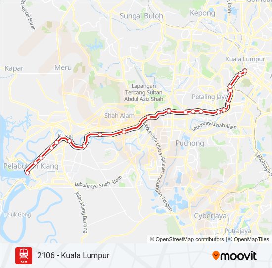 2 Route: Schedules, Stops & Maps - 2106 - Kuala Lumpur (Updated)