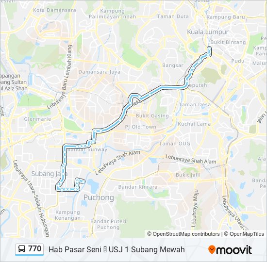 770 Route: Schedules, Stops & Maps - Hab Pasar Seni (Updated)