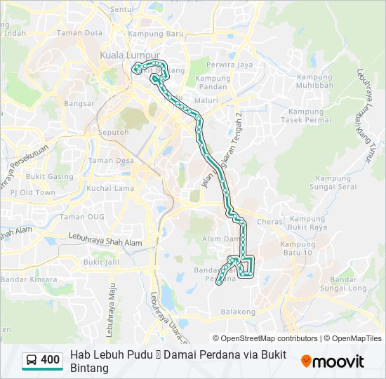 400 Route: Schedules, Stops & Maps - Hab Lebuh Pudu (Updated)