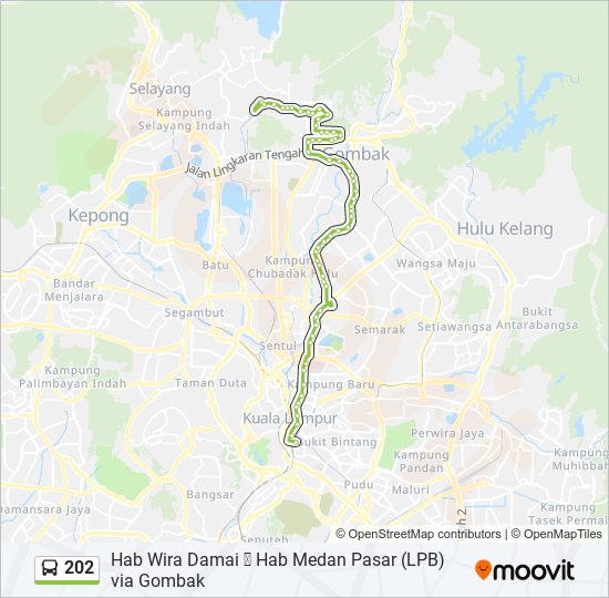 202 Route: Schedules, Stops & Maps - Hab Medan Pasar (Lpb) (Updated)
