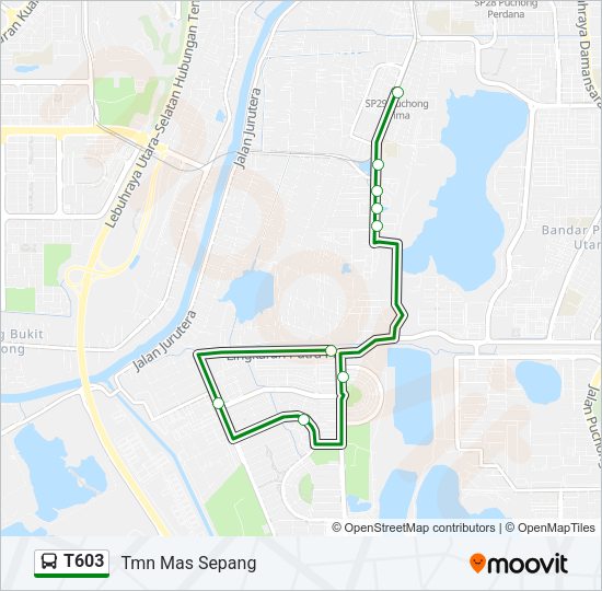 T603 Route: Schedules, Stops & Maps - Tmn Mas Sepang (Updated)