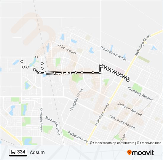 334 Route: Schedules, Stops & Maps - Garden City Centre (Updated)