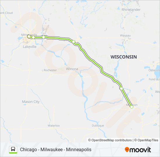 Ruta flixbus 2548: horarios, paradas y mapas - Madison (Madison Campus ...