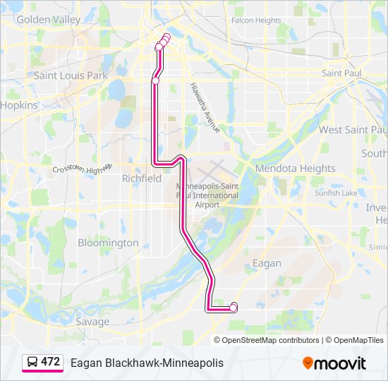 472 Route: Schedules, Stops & Maps - Blackhawk Park And Ride (Updated)