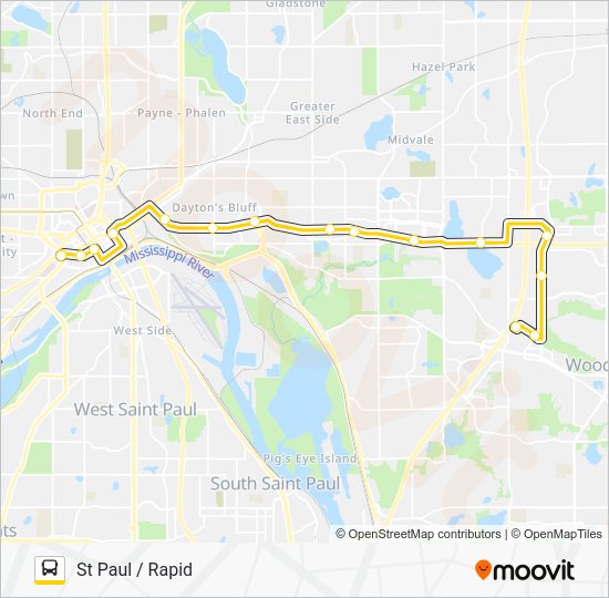 METRO GOLD LINE Route: Schedules, Stops & Maps - Woodbury / Rapid (Updated)