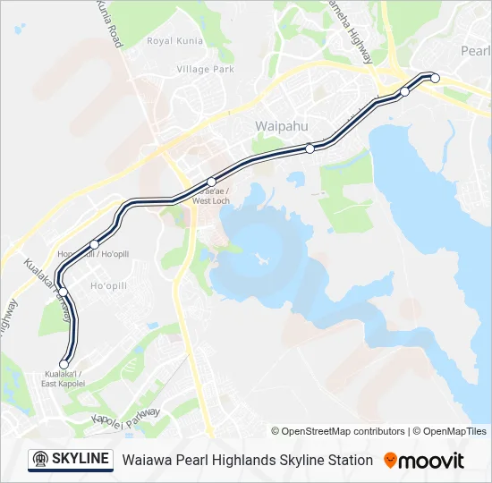 SKYLINE Route: Schedules, Stops & Maps - Waiawa Pearl Highlands Skyline ...