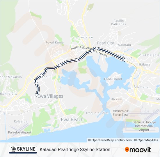 SKYLINE Route: Schedules, Stops & Maps - Kalauao Pearlridge Skyline ...