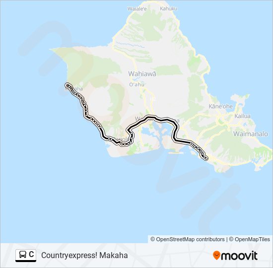 c Route: Schedules, Stops & Maps - Countryexpress! Makaha (Updated)