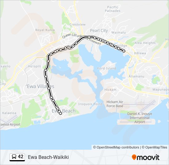 42 Route: Schedules, Stops & Maps - Pearlridge (Updated)