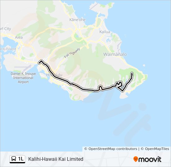 1l Route: Schedules, Stops & Maps - Kalihi Transit Center - Limited ...