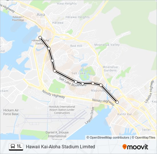 Ruta 1l: horarios, paradas y mapas - Kalihi Transit Center - Limited ...
