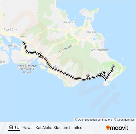 1l Route: Schedules, Stops & Maps - Halawa Aloha Stadium Stn Via Salt ...