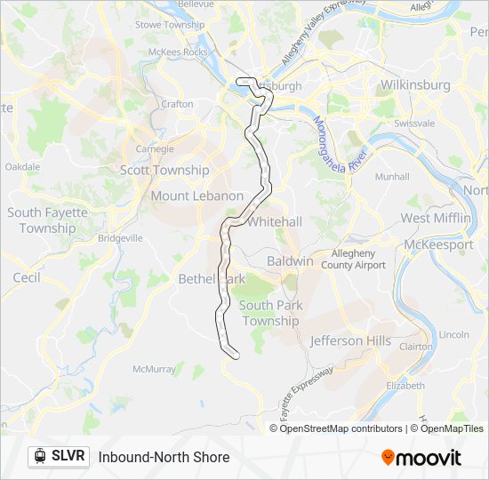 Ruta slvr: horarios, paradas y mapas - Inbound-North Shore (Actualizado)