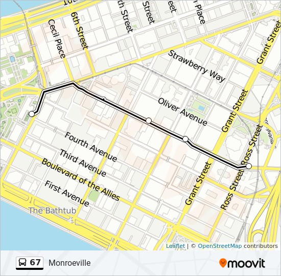 67 Route: Schedules, Stops & Maps - Monroeville