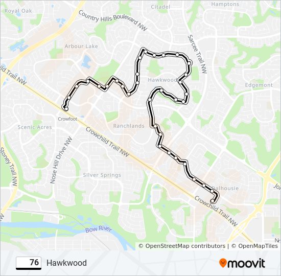 76 Route: Schedules, Stops & Maps - Dalhousie Station (Updated)