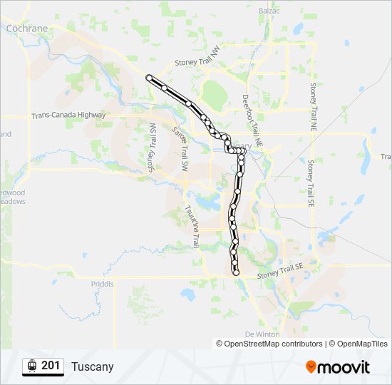 201 Route: Schedules, Stops & Maps - Tuscany (Updated)