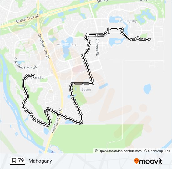 79 Route: Schedules, Stops & Maps - Mahogany (Updated)