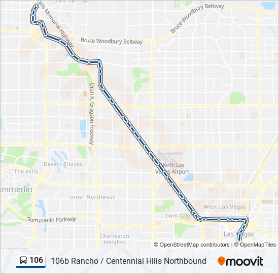 106 Route: Schedules, Stops & Maps - 106b Rancho / Centennial Hills ...