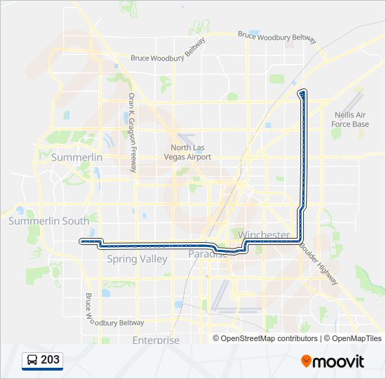 Ruta 203: horarios, paradas y mapas - (Actualizado)