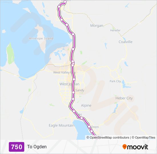 750 Route: Schedules, Stops & Maps - To Ogden (Updated)
