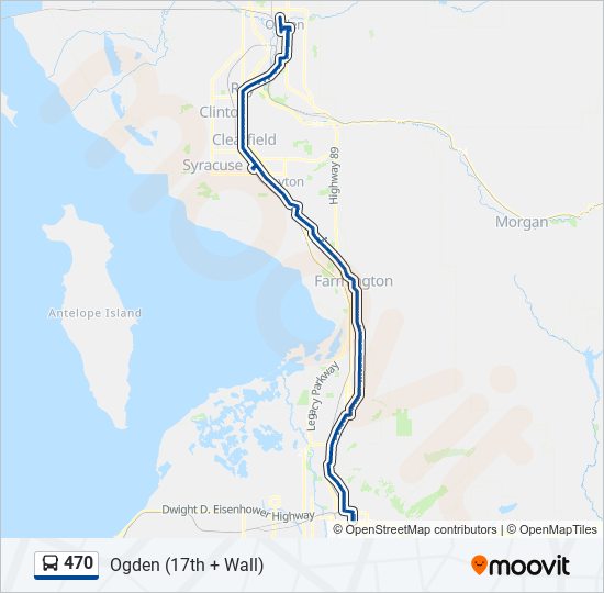 470 Route: Schedules, Stops & Maps - Ogden (Updated)