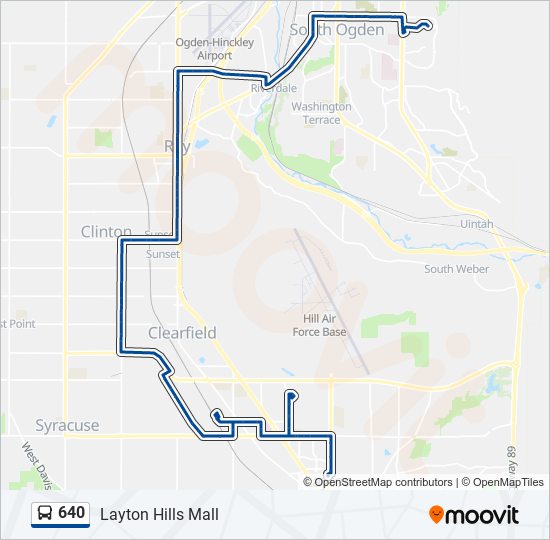 640 Route: Schedules, Stops & Maps - Layton Hills Mall (Updated)
