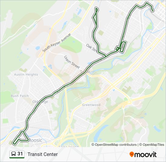 Ruta 31: horarios, paradas y mapas - Transit Center (Actualizado)