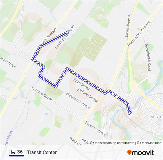 36 Route: Schedules, Stops & Maps - Transit Center (Updated)