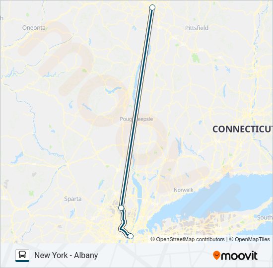 Ruta greyhound us0201: horarios, paradas y mapas - Albany Bus Terminal ...