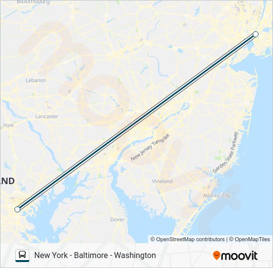 GREYHOUND US0310 Route: Schedules, Stops & Maps - Baltimore Downtown ...