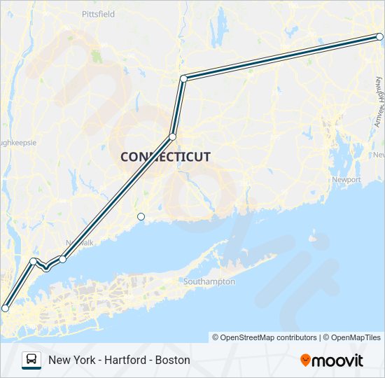 Ruta greyhound us0240: horarios, paradas y mapas - New York Port ...
