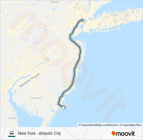 GREYHOUND US0300 Route: Schedules, Stops & Maps - Atlantic City ...