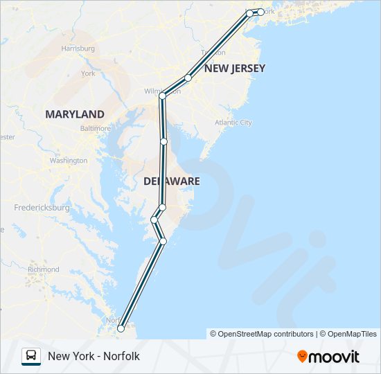 greyhound us0355 Route: Schedules, Stops & Maps - New York Port ...