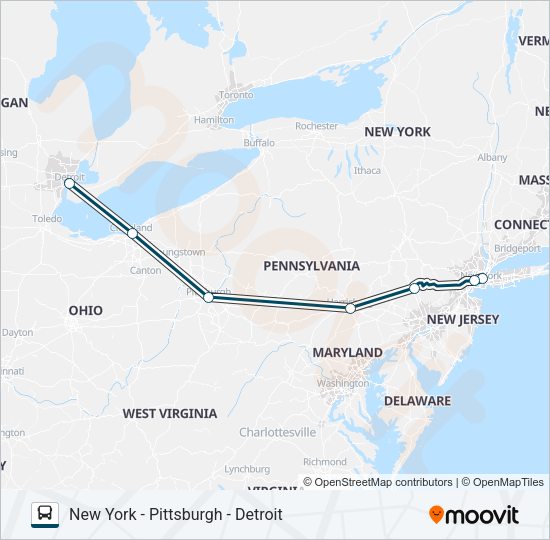 greyhound us0420 Route: Schedules, Stops & Maps - New York Port ...
