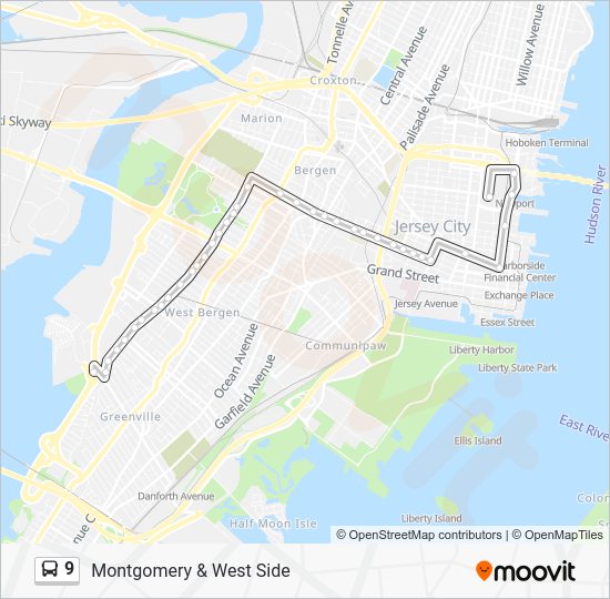 9 Route: Schedules, Stops & Maps - Montgomery St West Side Ave Society ...