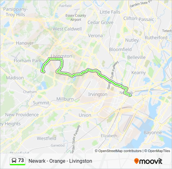 73 Route: Schedules, Stops & Maps - Express Nwrk-Penn Sta (Updated)
