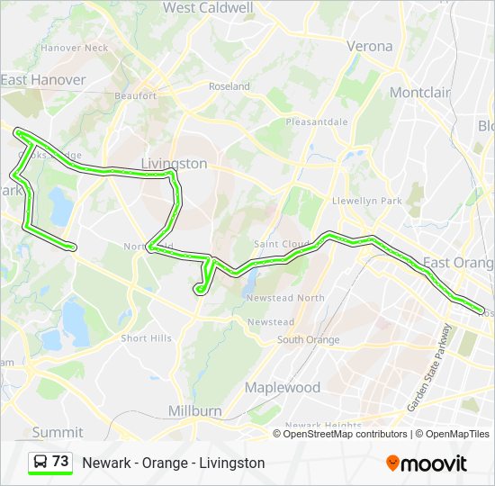 Ruta 73: horarios, paradas y mapas - East Orange Via St_Brnabas ...