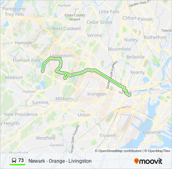 Ruta 73: horarios, paradas y mapas - Express Livingston Mal Via St ...