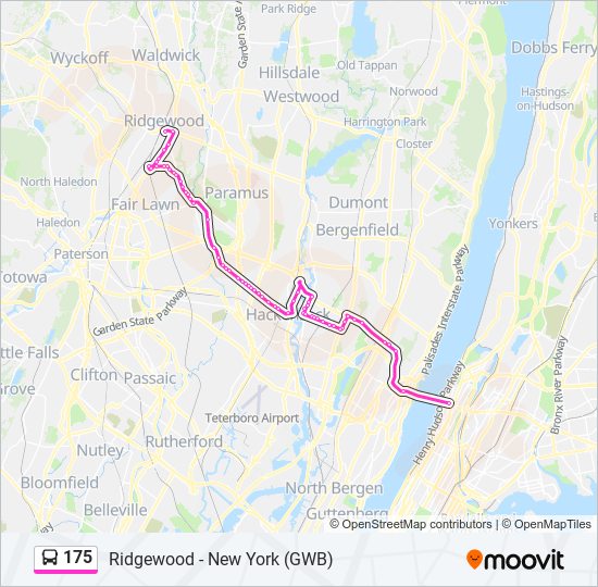 175 Route: Schedules, Stops & Maps - Ridgewood (Updated)