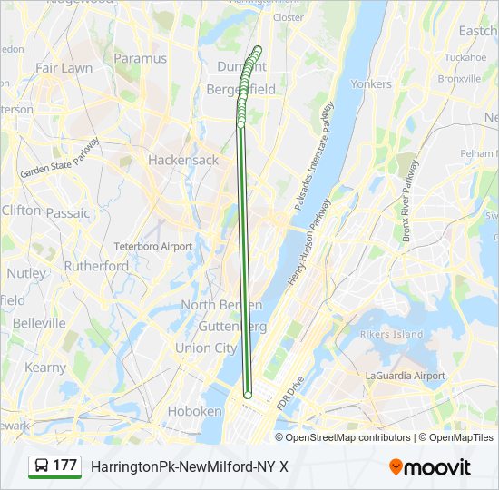 177 Route: Schedules, Stops & Maps - 177x Armory Express Dumont (Updated)