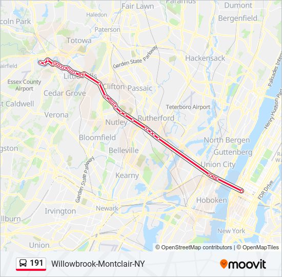 191 Route: Schedules, Stops & Maps - New York (Updated)