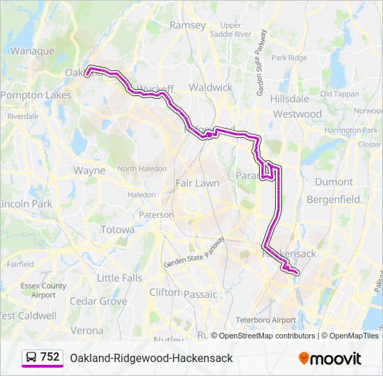 752 Route: Schedules, Stops & Maps - Oakland Copper Tree Center (Updated)